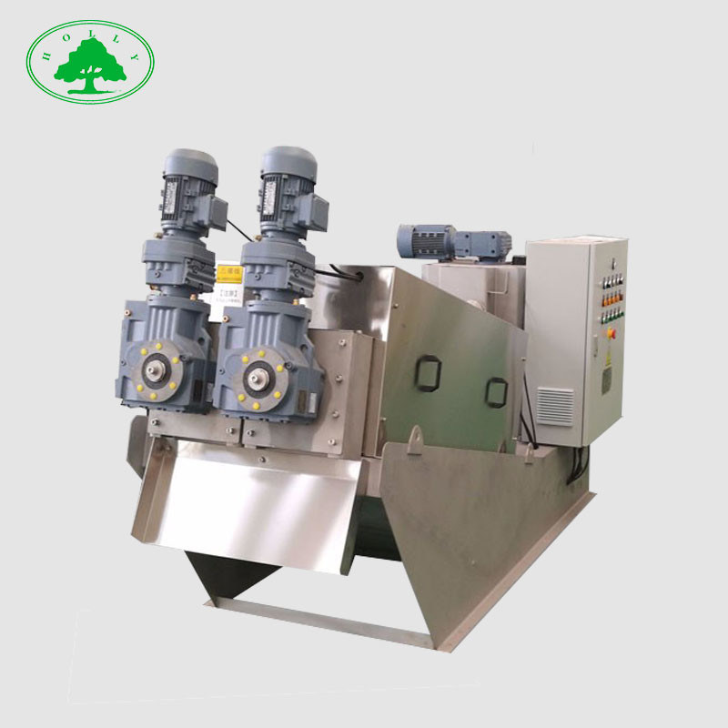 Ant Corrosion Screw Press Sludge Dewatering Machine , Volute Dehydrator ...