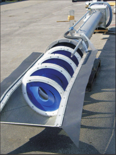 1000 M3/H Screw Screen For Industrial Domestic Wastewater Treatment SLD16