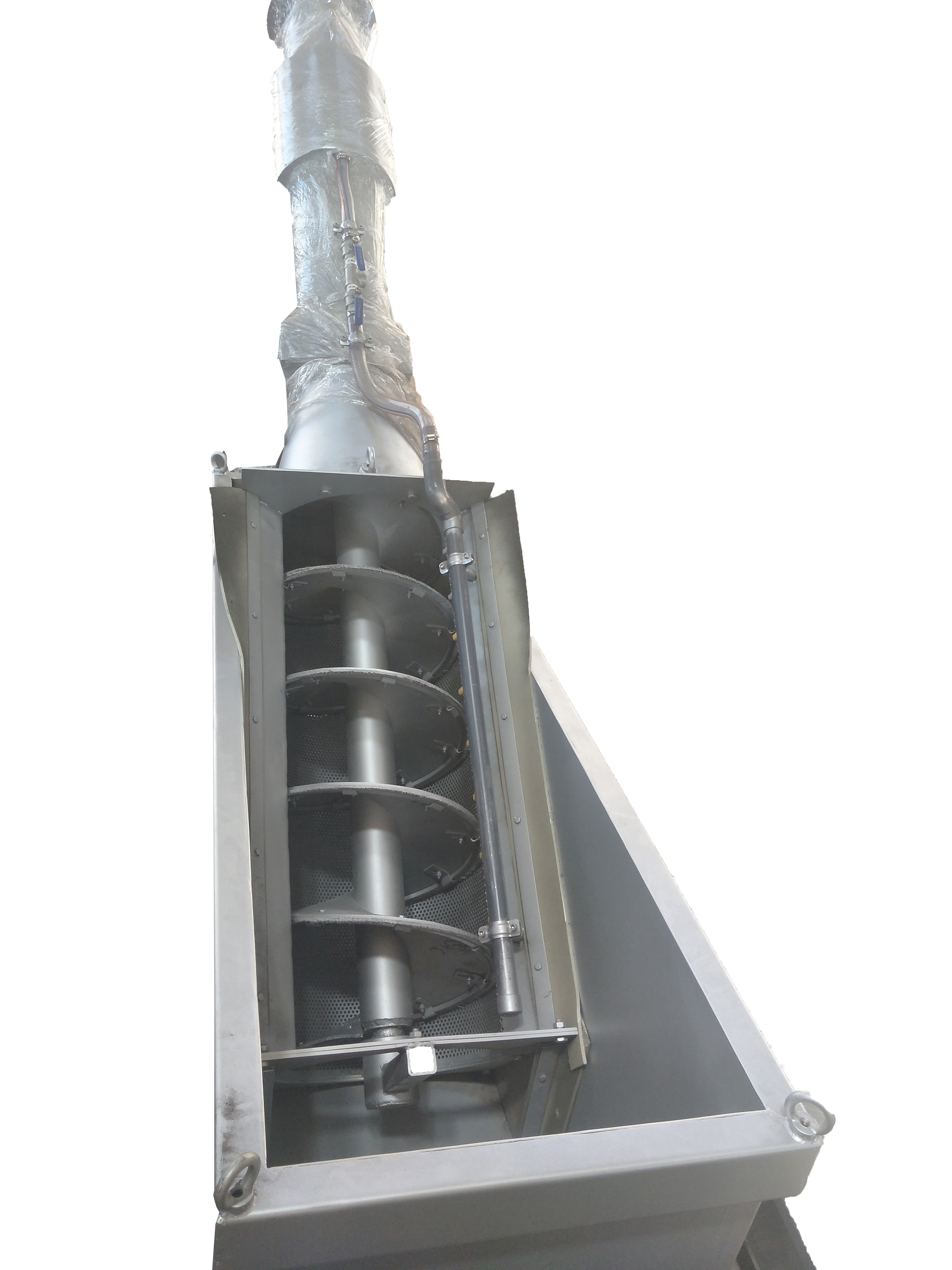 Screw Fine Screen For Industrial Wastewater Treatment ETP Plant